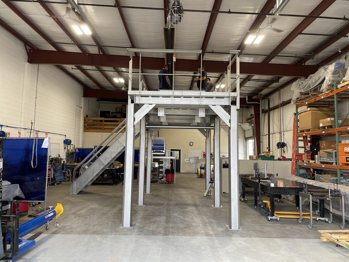 Mezzanine Platforms – Custom Cut Metals
